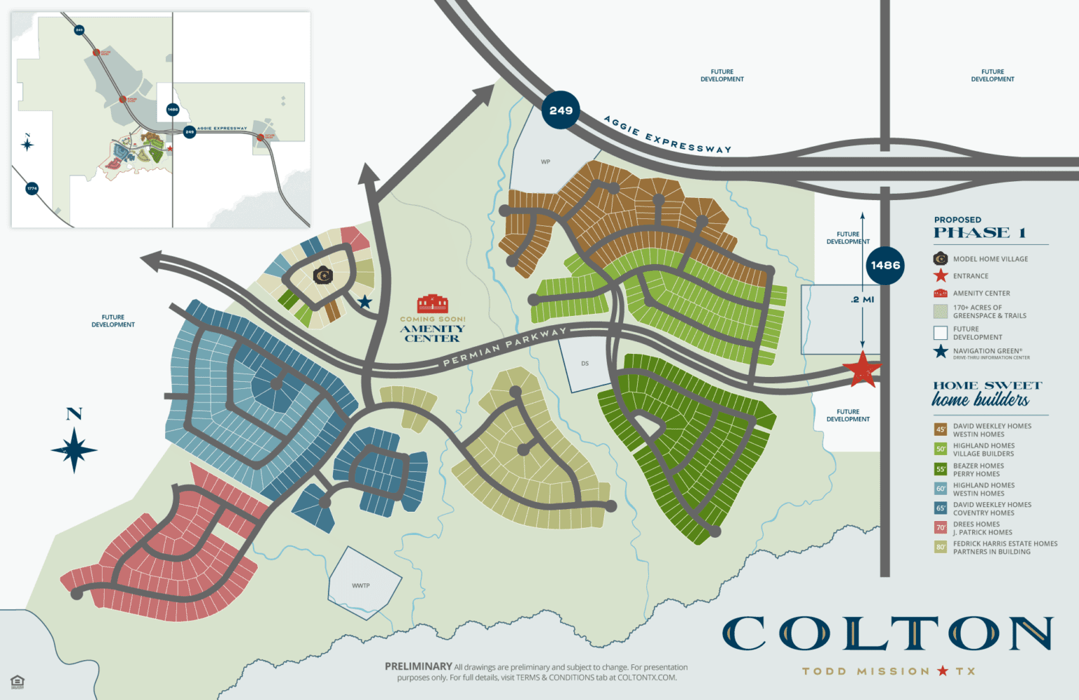 COLTON is a New Community in Todd Mission, TX